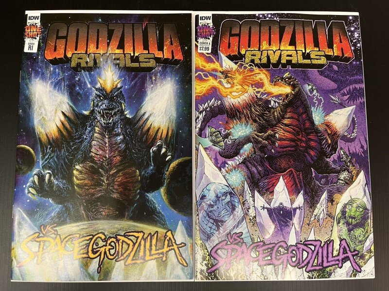 Godzilla Rivals VS. Spacegodzilla (2023) CVR a + C 1:10 Eggleton IDW ...