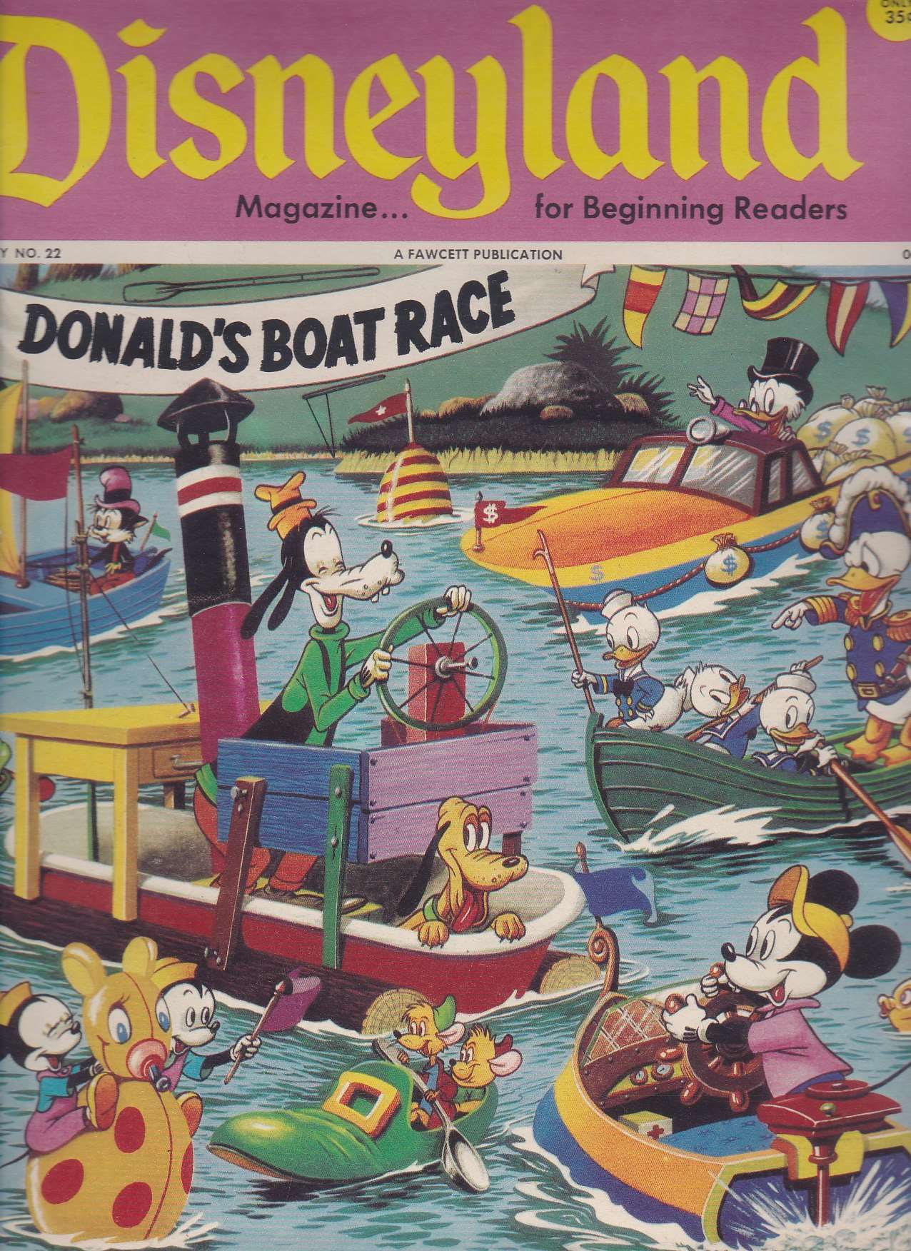 Disneyland Magazine (Fawcett) #22 VG ; Fawcett | low grade comic Donald ...