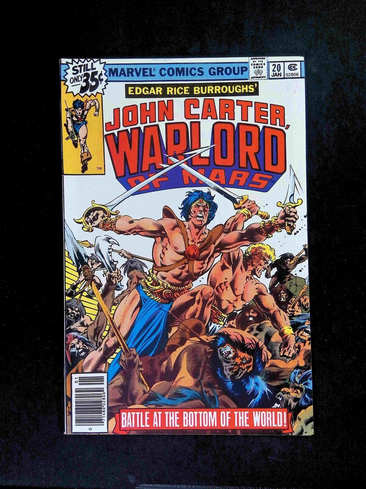 John Carter Warlord of Mars #20 MARVEL Comics 1979 VF NEWSSTAND | Comic ...