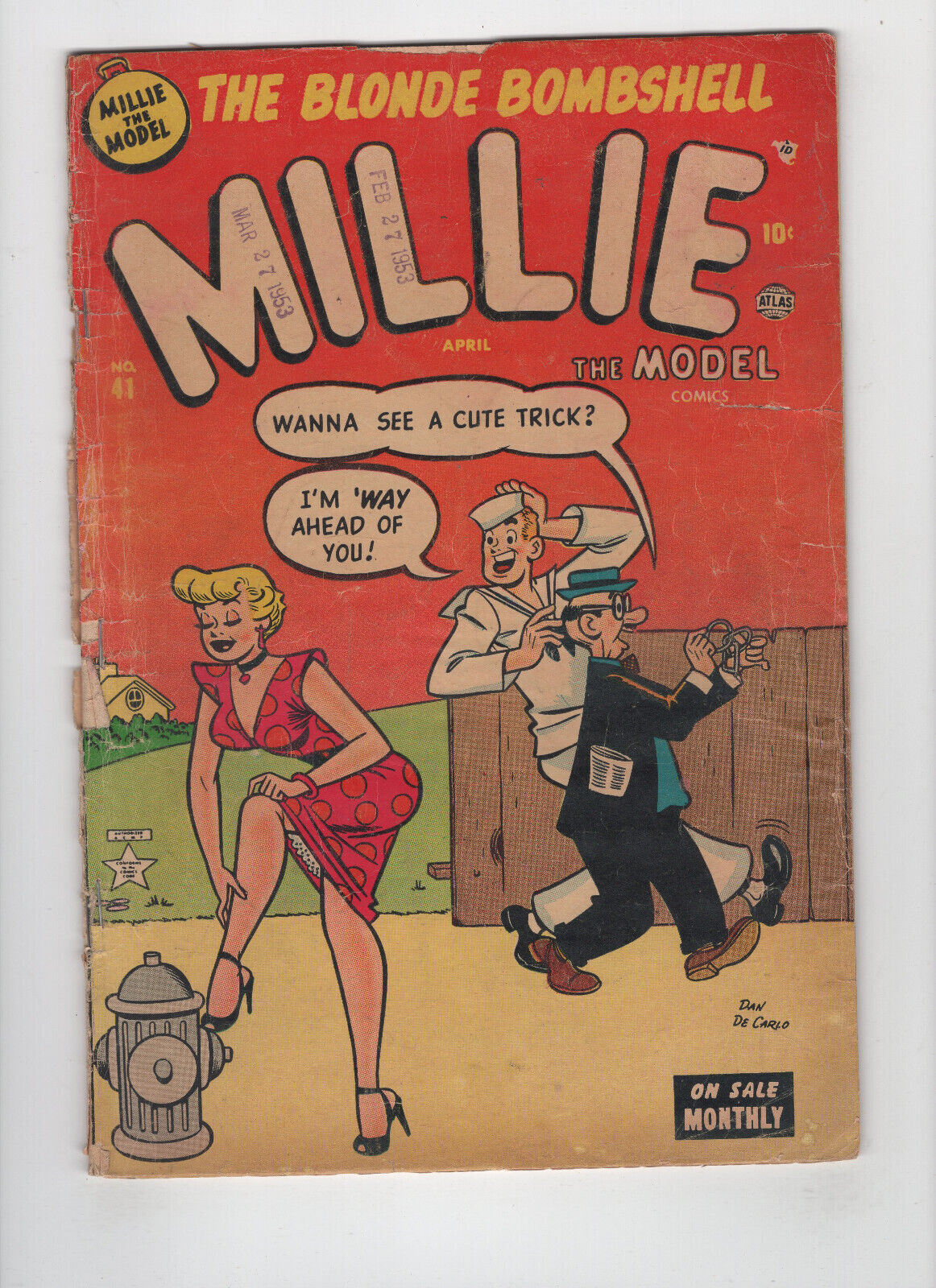 Millie the Model #41 (Atlas Comics 1953) Low Grade READ | Comic Books ...