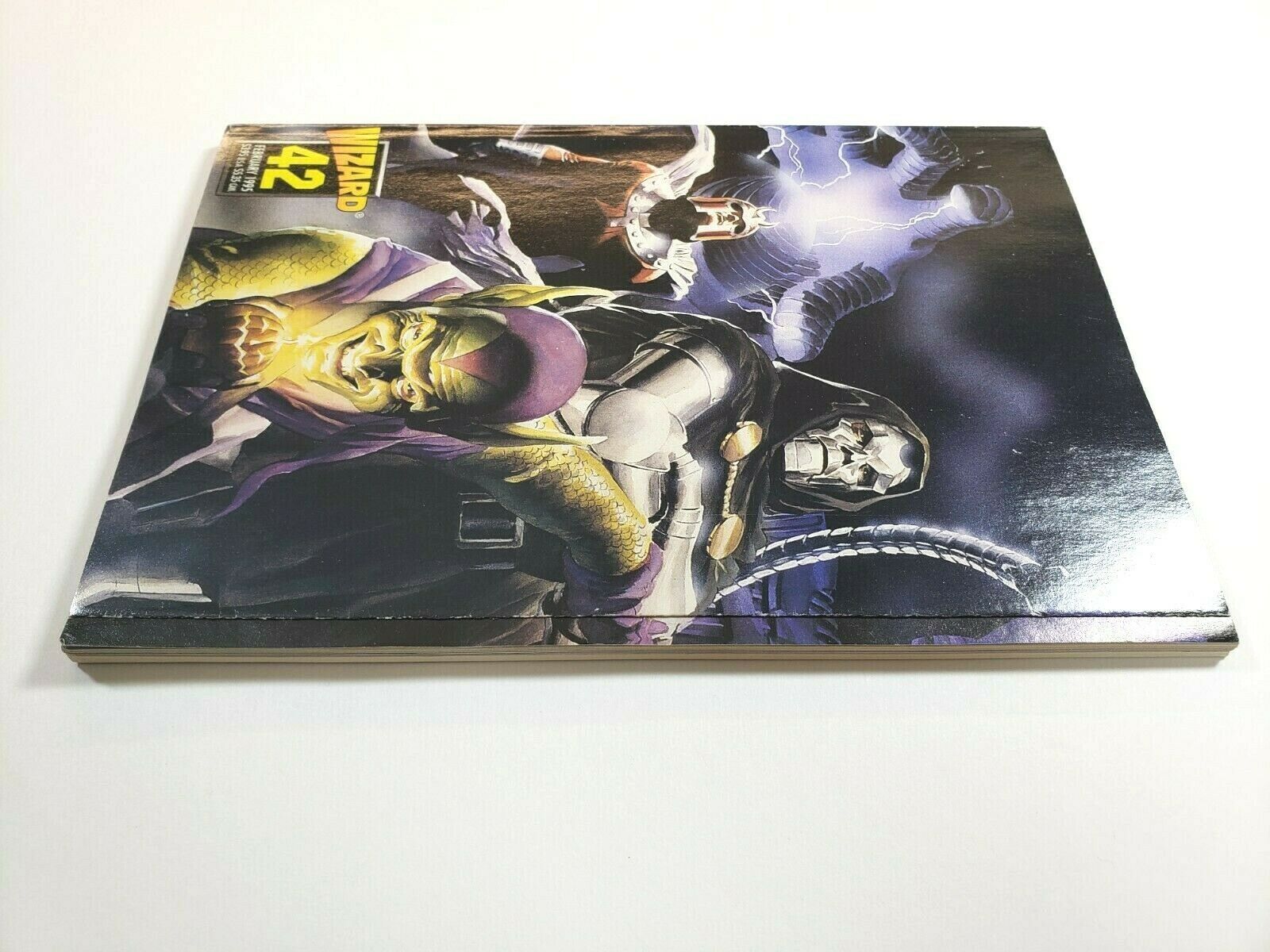 WIZARD #42 Comic Magazine Alex Ross Villains Painted Gatefold Cover Art ...