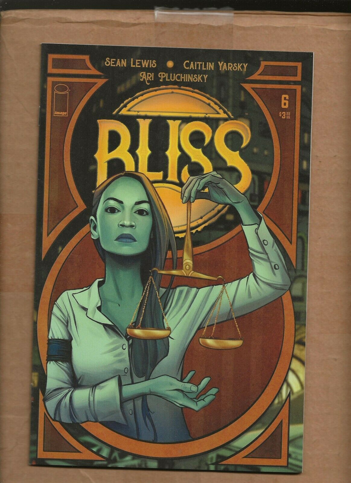 Bliss #6 AOC Alexandria Ocasio Cortez Cover Image Comics 1st Printing ...