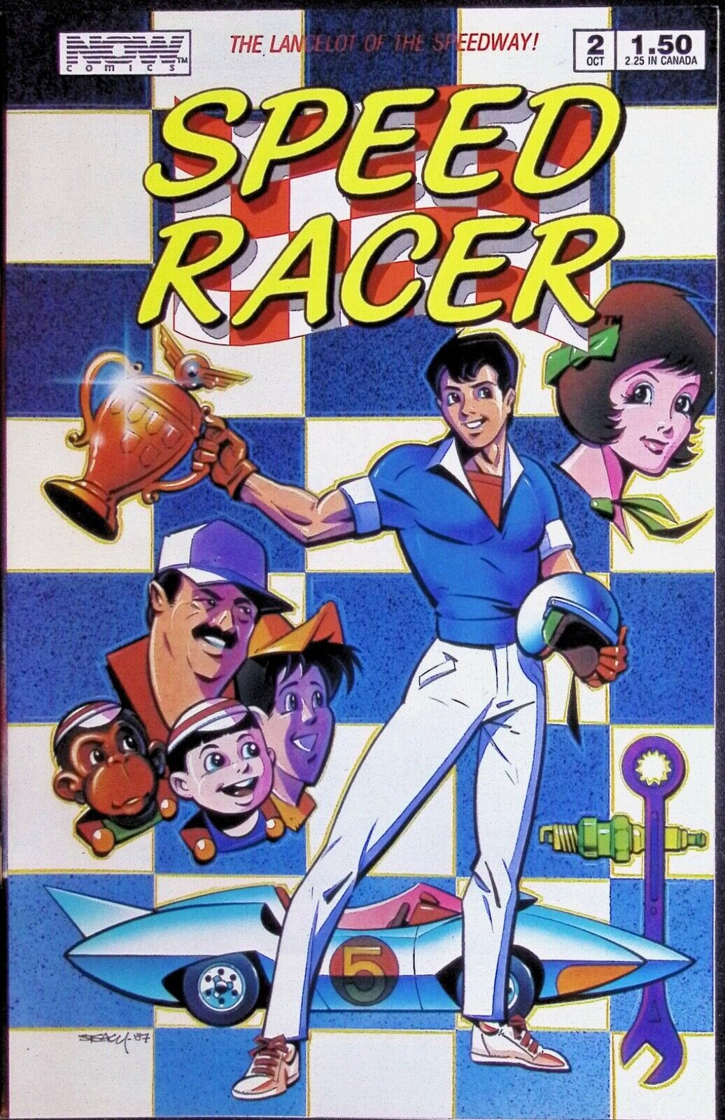 SPEED RACER Comic Issue 2 — 32 Pages Color $1.50 Cover — 1987 Now ...