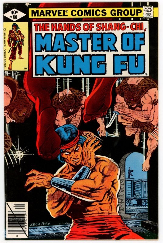 Master of Kung Fu 80 FN 6.0 Bronze Age Marvel 1979 Fu Manchu Shang-Chi ...