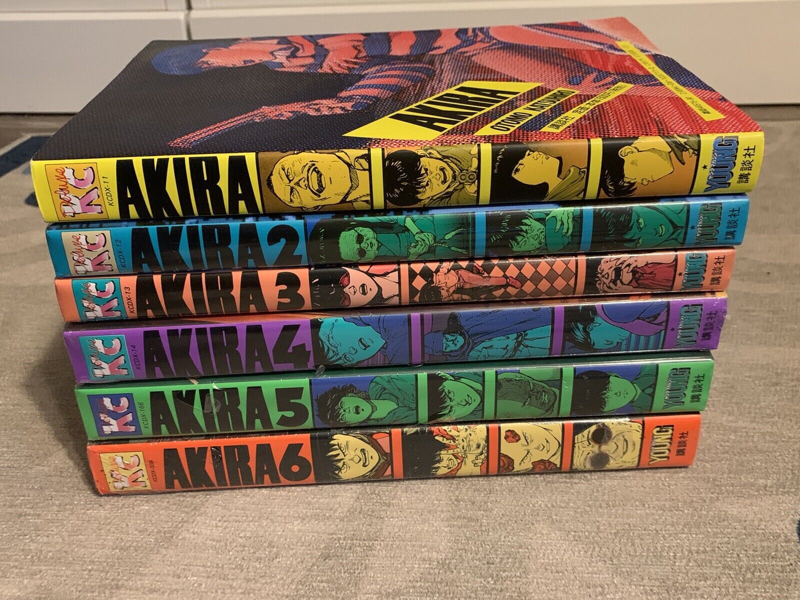 AKIRA Japanese language Complete Vol 1-6 SET Manga Comics Katsuhiko ...