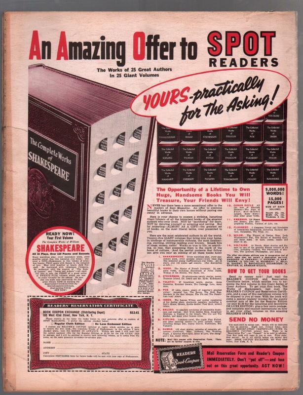 Spot 11/1941-Dona Drake cover-cheesecake-exploitation-NCAA football-VG ...
