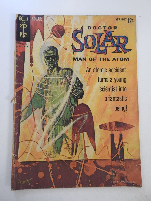 Doctor Solar, Man of the Atom #1 (1962) VG- Condition moisture stains ...