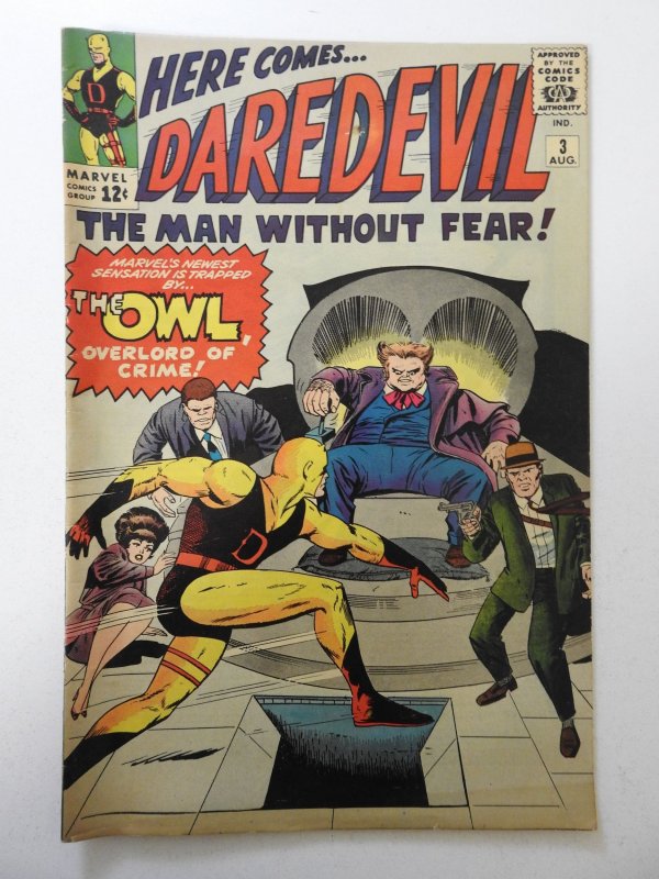 Daredevil #3 (1964) VG Condition 1st Appearance of the Owl! moisture ...