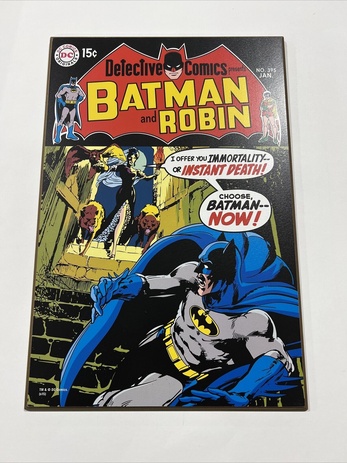 Detective Comics 395 Cover Art Wall Plaque Batman 13x19 DC Comics ...