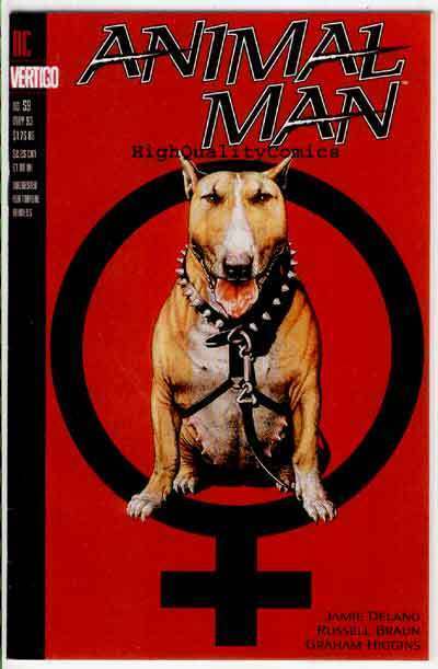 ANIMAL MAN #59, NM+, Vertigo, Jamie Delano, Wild Town, 1988, more AM in ...