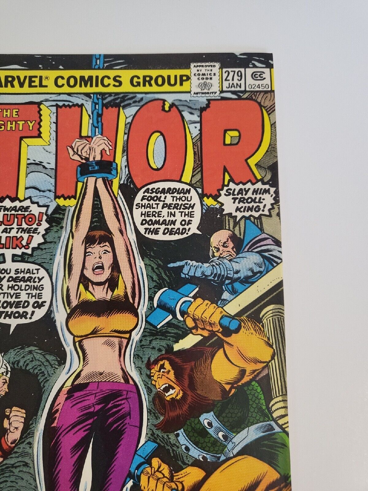 The Mighty Thor #279: "A Hammer in Hades!" Jane Foster Bondage, Marvel 1978 NM | Comic Books ...