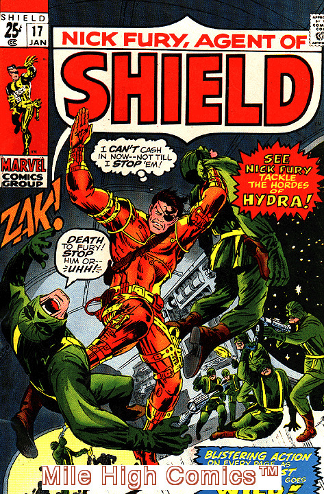 SHIELD (1968 Series) (MARVEL) #17 Very Good Comics Book | Comic Books ...
