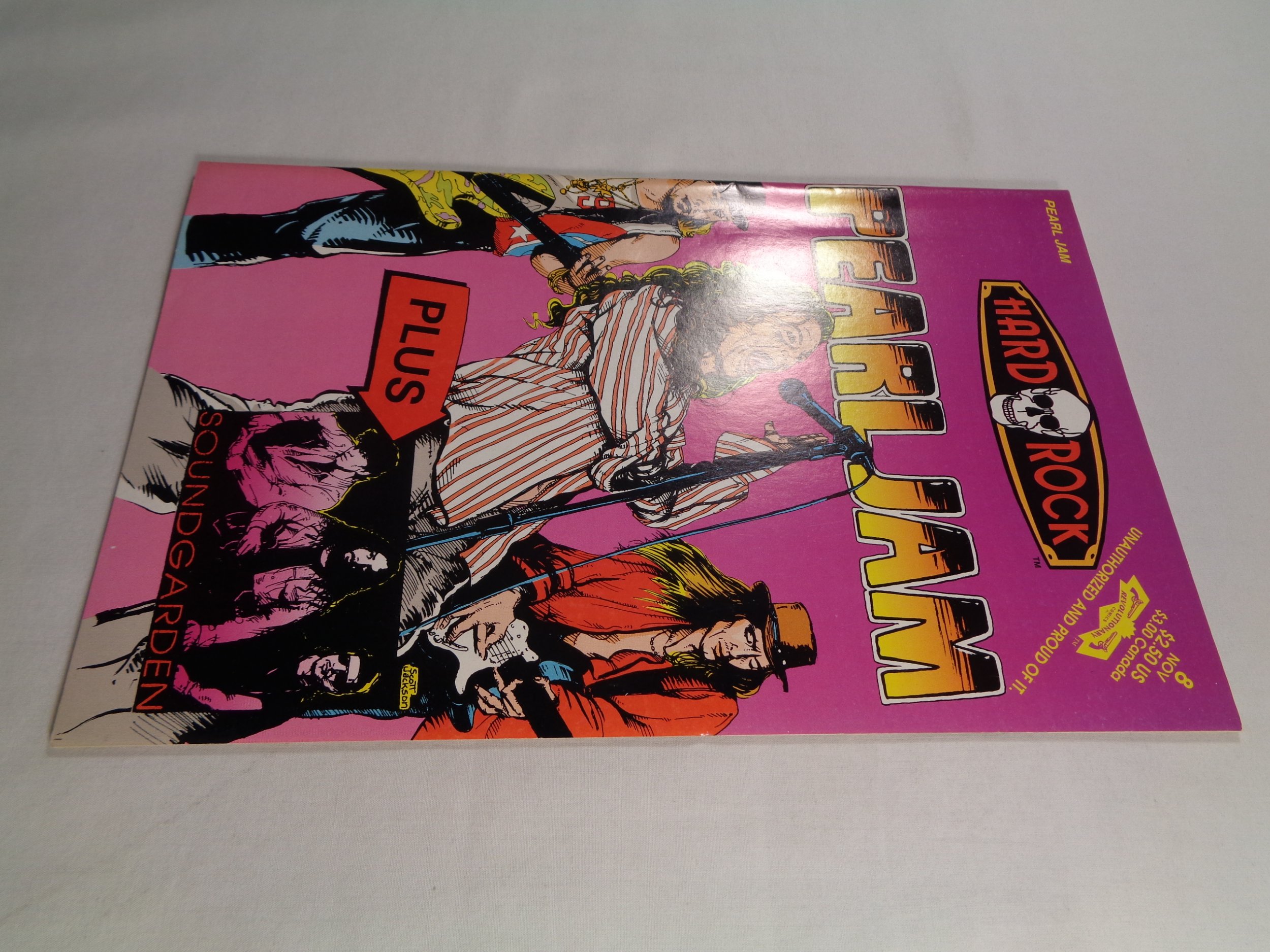 Hard Rock Comics #8 Pearl Jam Revolutionary Comics 1992 | Comic Books ...