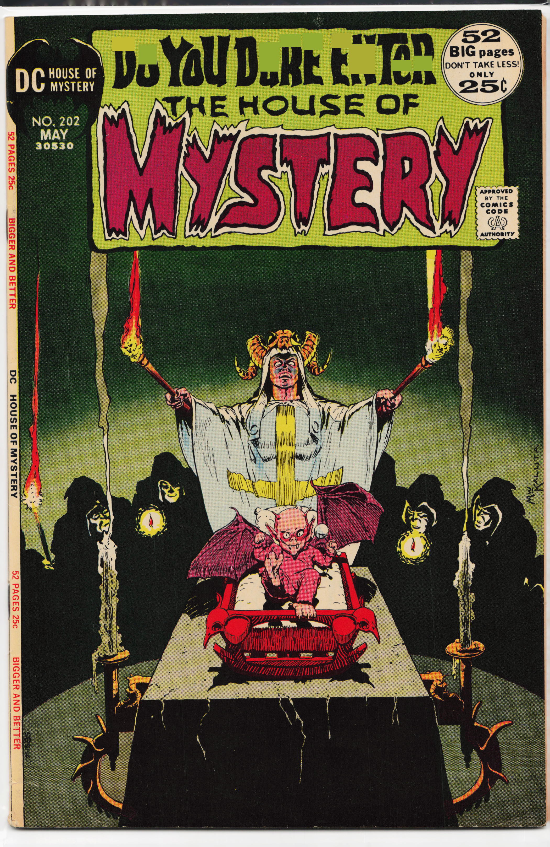 House of Mystery #202 (1972) Cain the Caretaker | Comic Books - Bronze ...