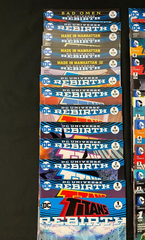 DC Rebirth: Titans, Titans Hunt, Teen Titans - 33 book lot | Full Runs ...