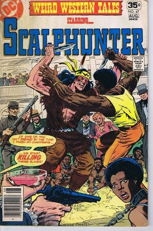 Weird Western Tales #47 ORIGINAL Vintage 1978 DC Comics Scalphunter ...