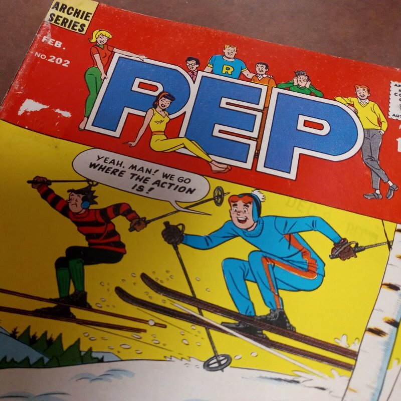 PEP COMICS #202 Archie Series 1967 Betty and Veronica Jughead Reggie ...