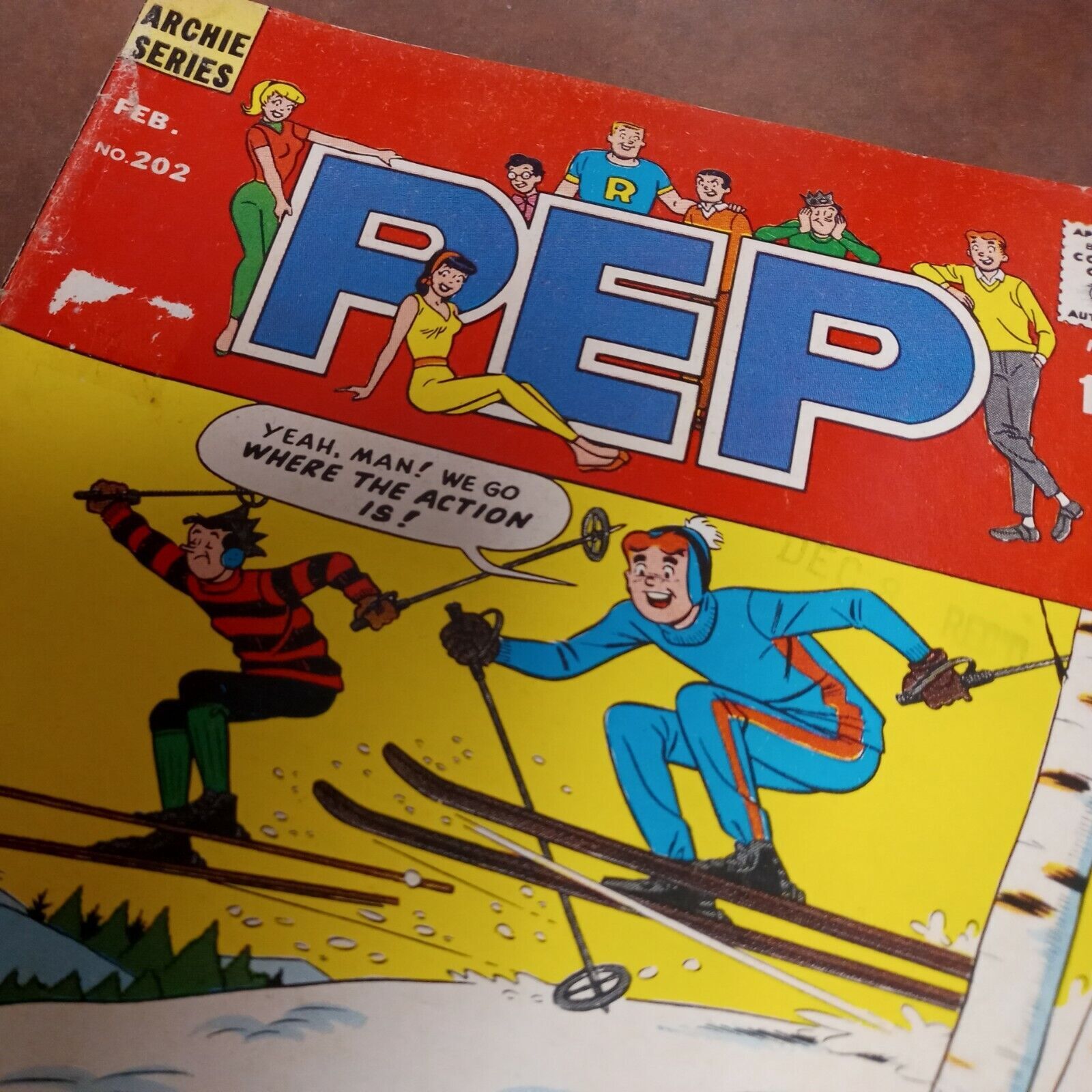 PEP COMICS #202 Archie Series 1967 Betty and Veronica Jughead Reggie ...
