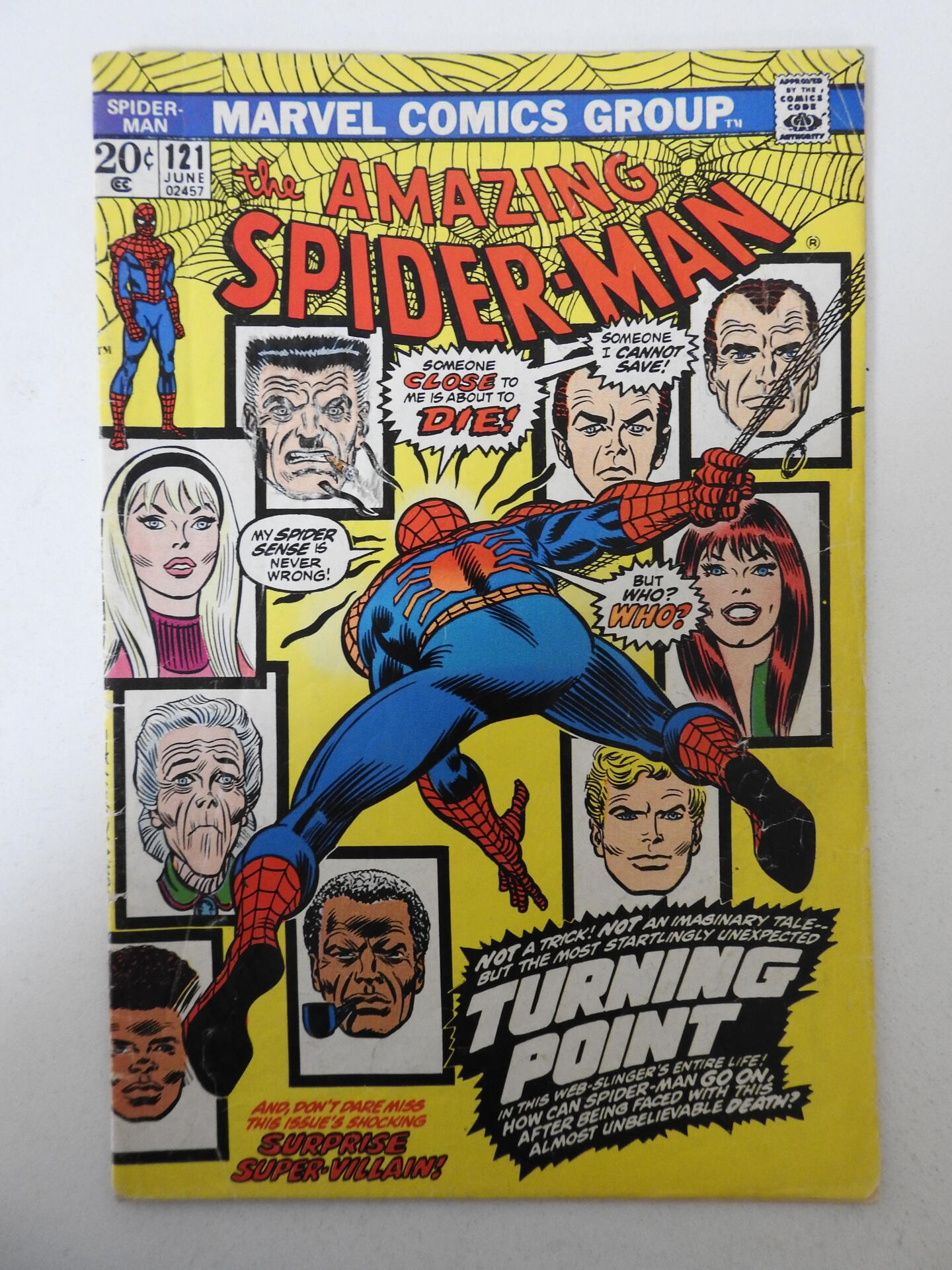 The Amazing Spider-Man #121 (1973) GD/VG Condition! Death of Gwen Stacy ...