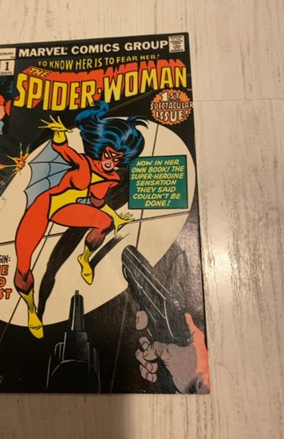 Spider-Woman #1 (1978)it's solo series Water stain lower back | Comic ...