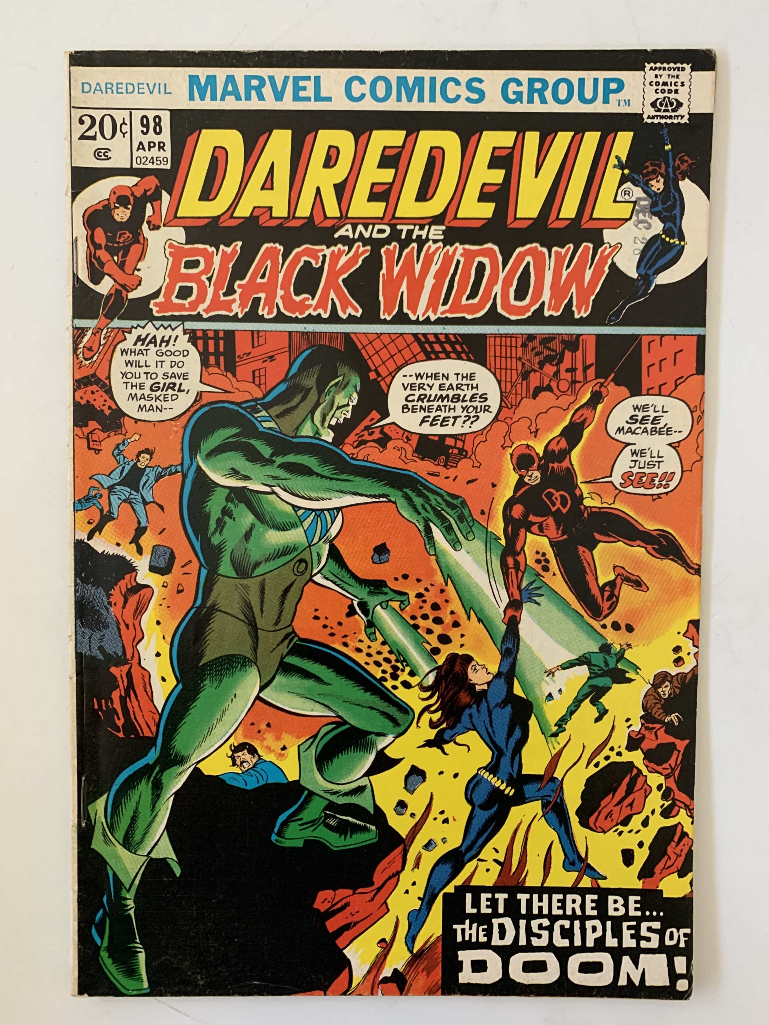 Daredevil #98 (1973) | Comic Books - Bronze Age, Marvel, Daredevil ...