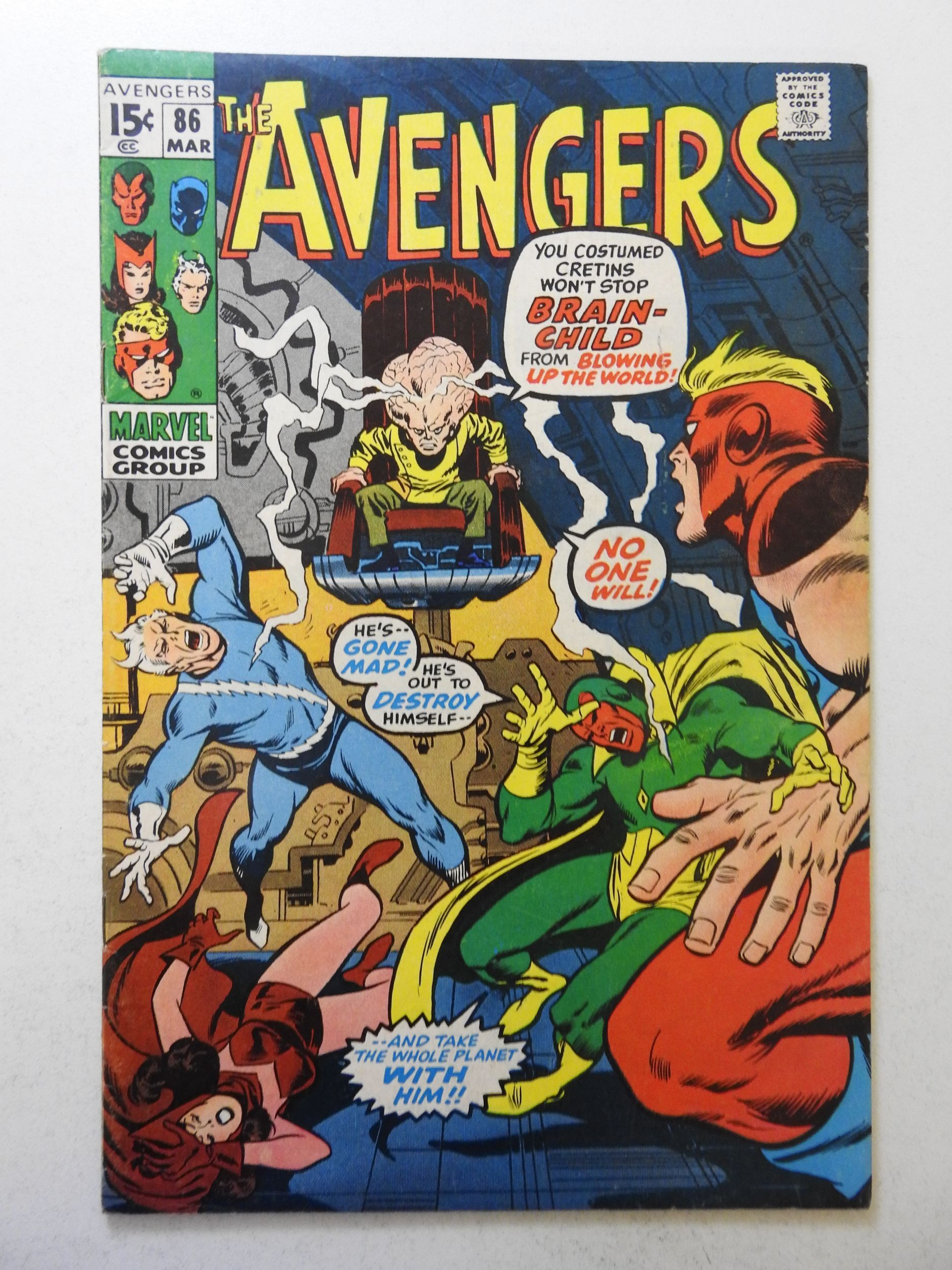 The Avengers #86 (1971) FN/VF Condition! | Comic Books - Bronze Age ...