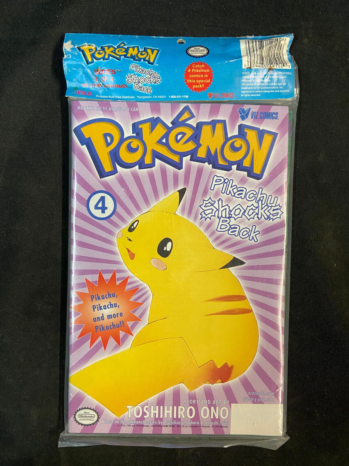 Pokemon Pikachu Shocks Back 4 Comic Prepack Sealed | Comic Books ...