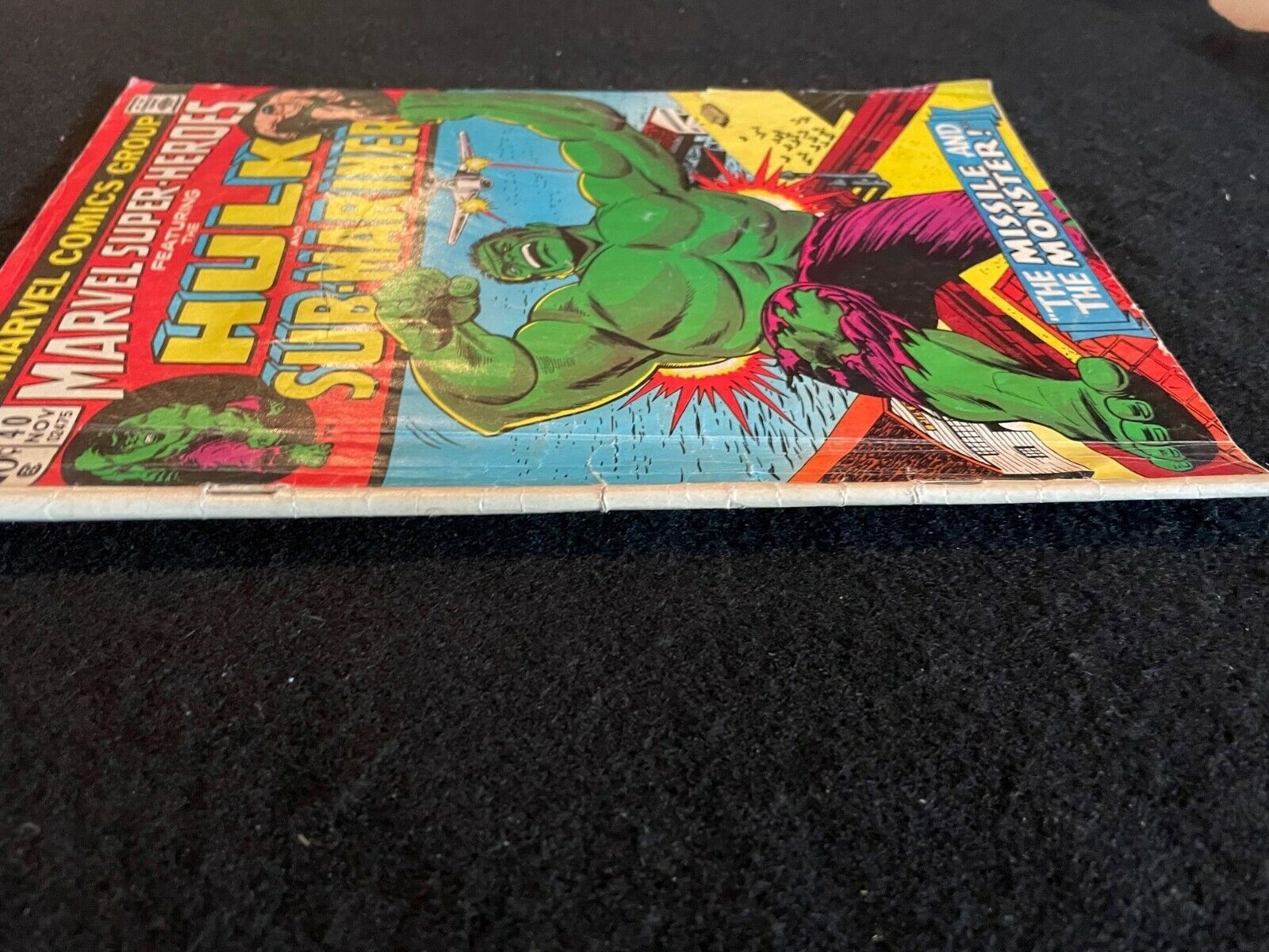 Marvel Super-Heroes Hulk/Sub-Mariner #40 Marvel Comics Bronze Age 1973 ...