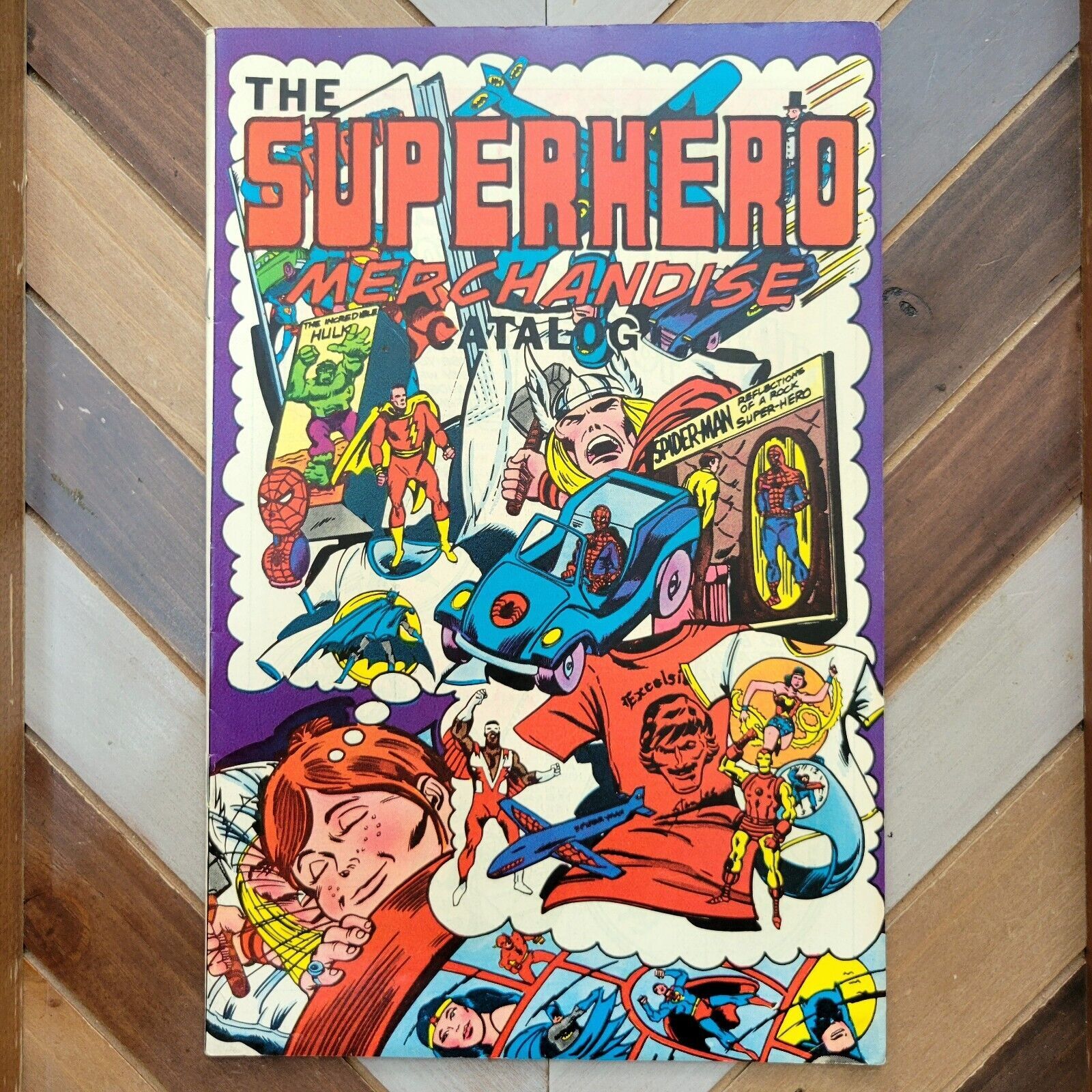 Superhero Merchandise Catalog #2 (1976) FN/VF Kubert Art HTF Toys ...