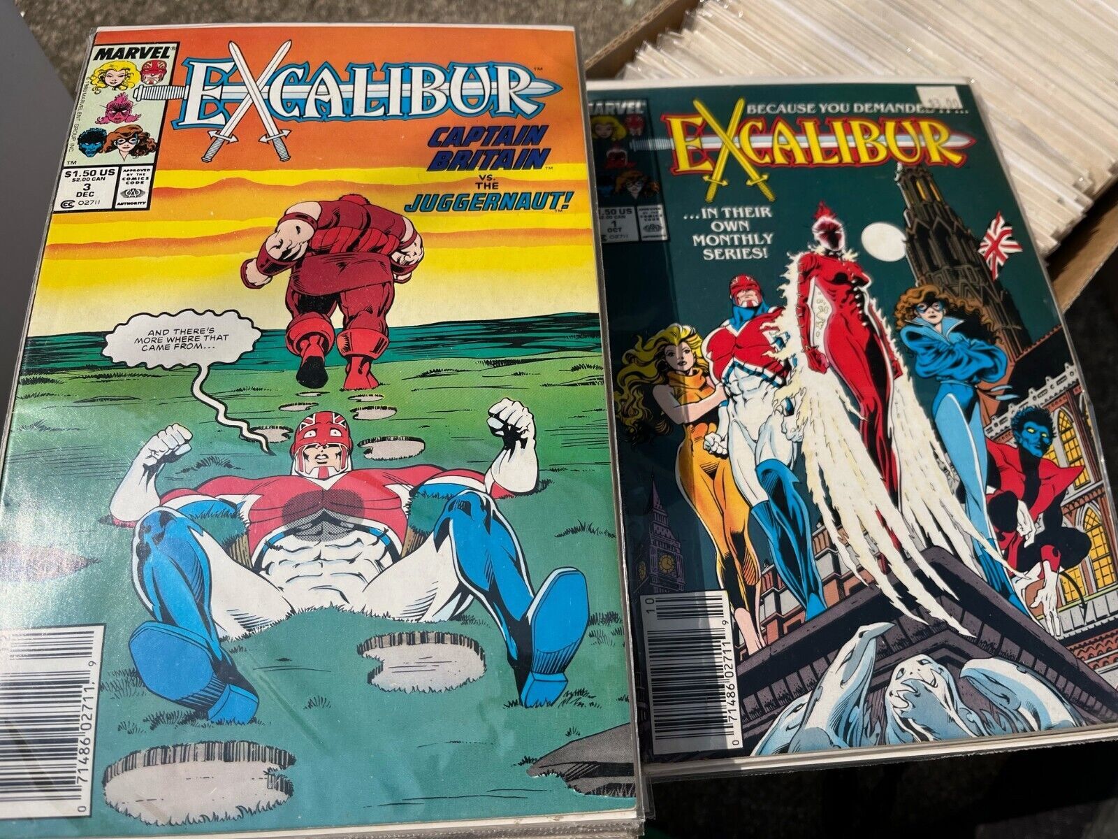 Excalibur (1988) Lot - Complete Series Set w/Issue #s 1-125, X-Men ...