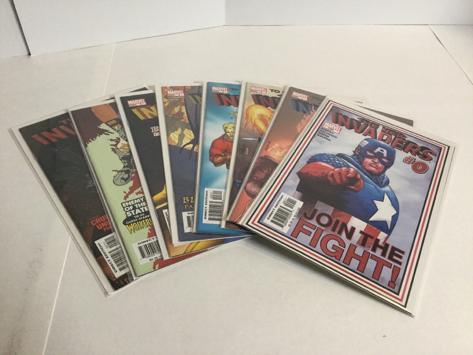 The New Invaders 0 1-7 Lot Set Run Nm Near Mint Marvel Comics A39 ...