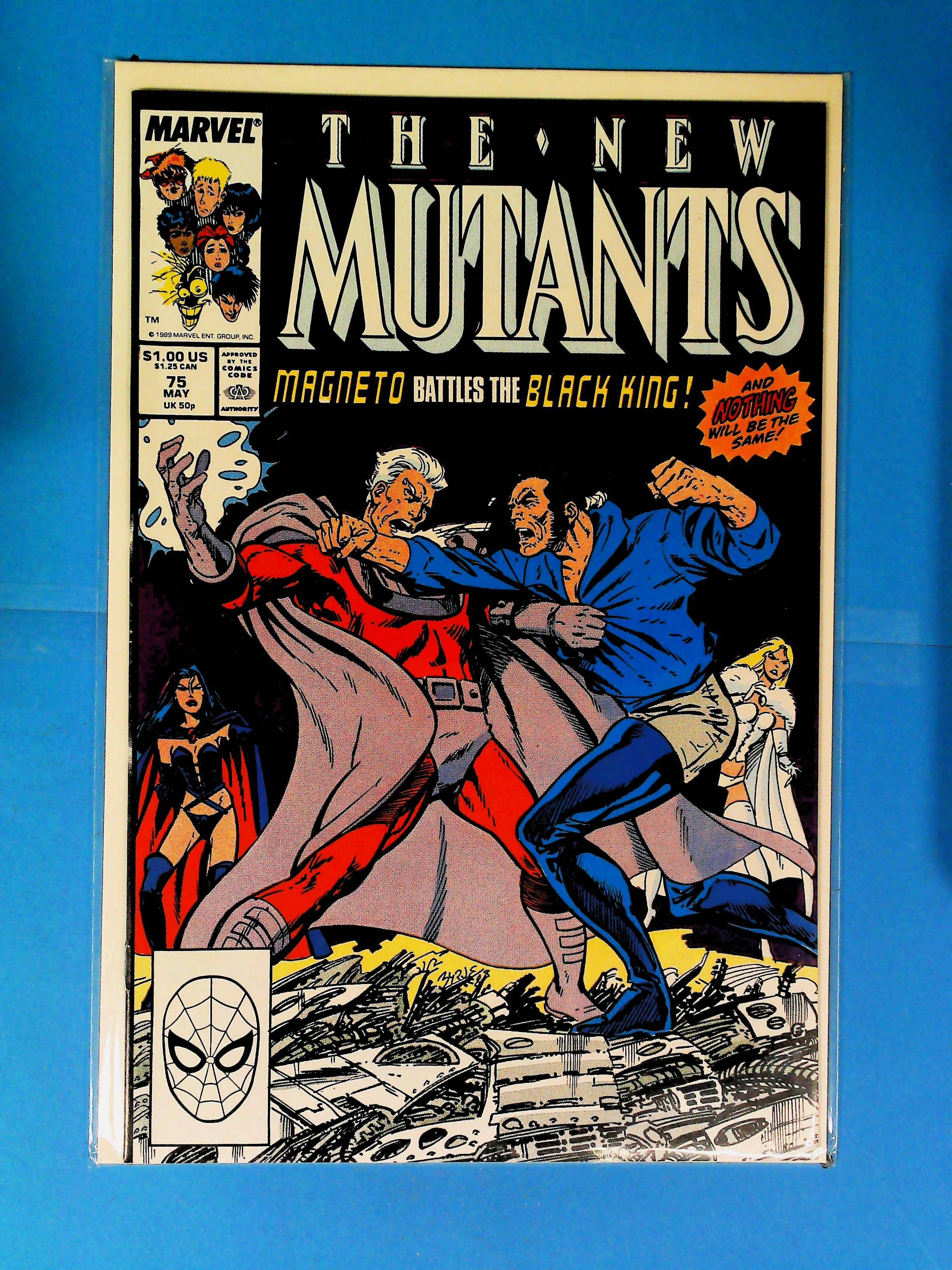 The New Mutants #75 Direct Edition (1989) | Comic Books - Copper Age, Marvel, Magneto, Superhero ...