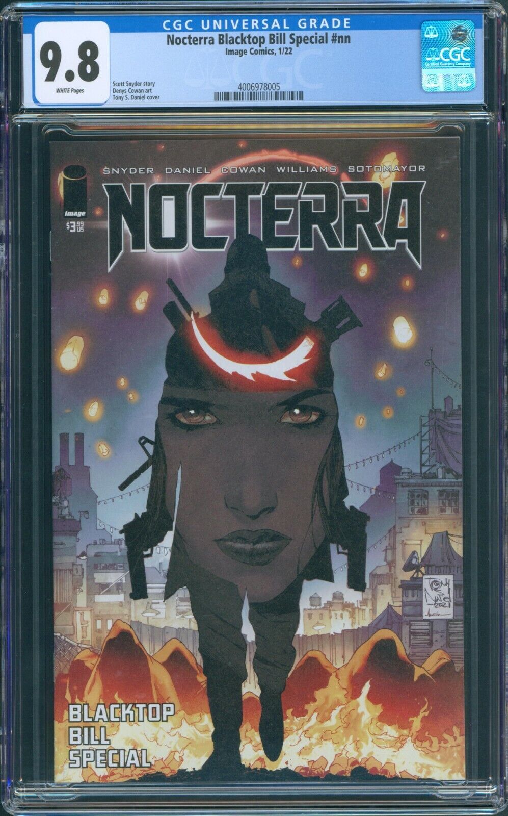 CGC 9.8 Nocterra Blacktop Bill Special 1 Origin of Blacktop Bill Image ...