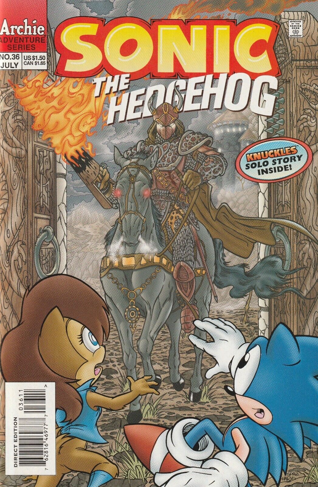 Sonic The Hedgehog # 36 Cover A NM- Archie Adventure 1996 [B3] | Comic ...