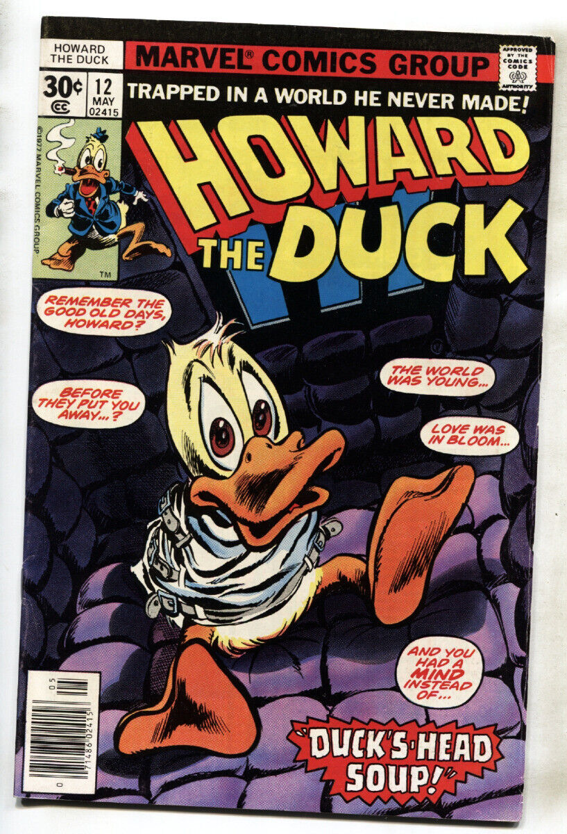 Howard The Duck #12--1977--Marvel--1st Kiss In Comics | Comic Books ...