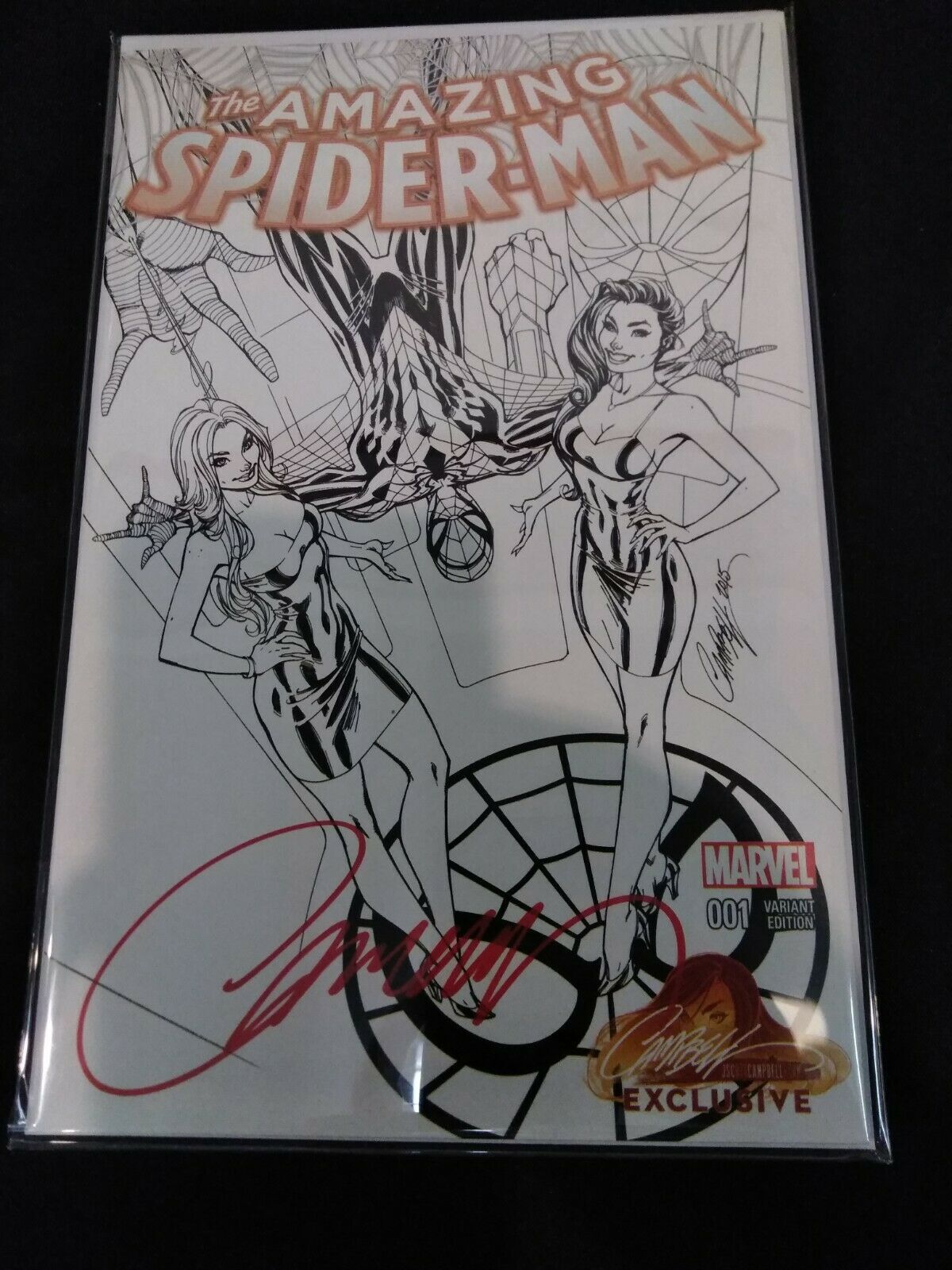 J Scott Campbell Spider Man Sketch
