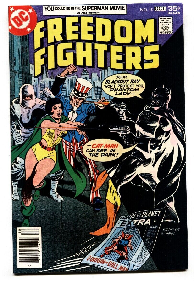 Freedom Fighters #10-1977-Origin of DOLL MAN-DC | Comic Books - Bronze ...