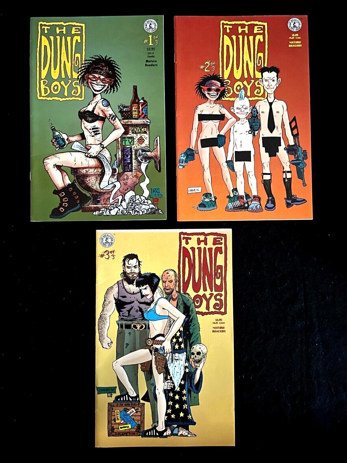 Complete Set of 3 - The Dung Boys #1-3 1996 - HIGH GRADE | Comic Books ...