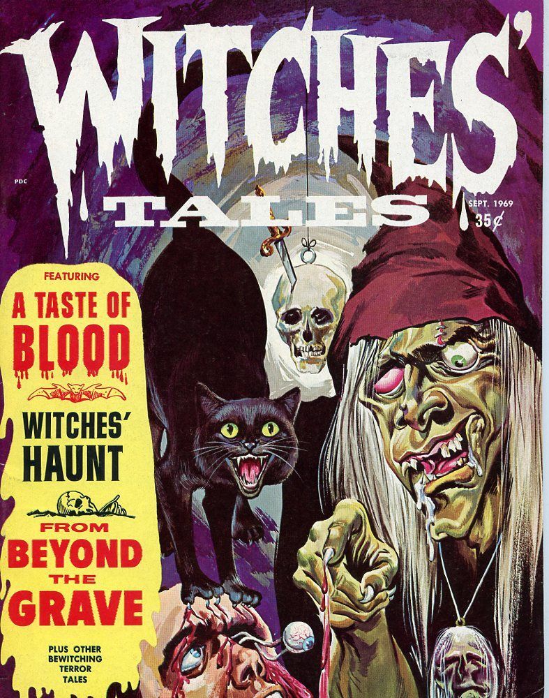 Witches Tales (1969)Vol 1 #8 Comic Magazine Eerie Pub FN+ 6.5 | Comic Books - Silver Age, Horror ...