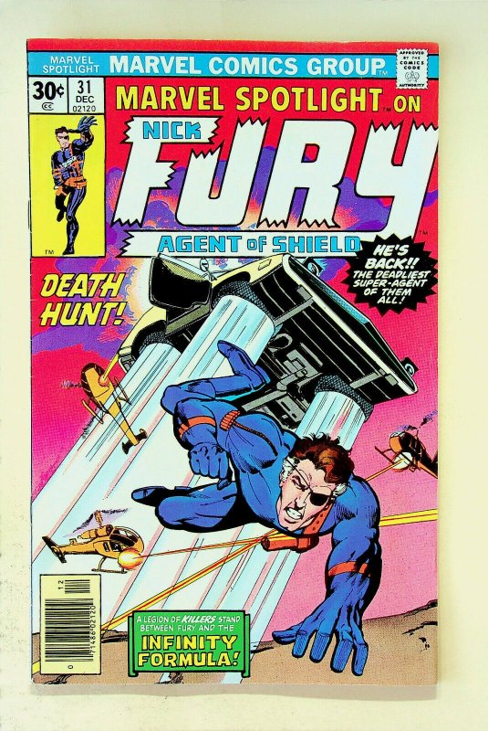 Marvel Spotlight #31 Nick Fury Agent of Shield (Dec 1976, Marvel ...