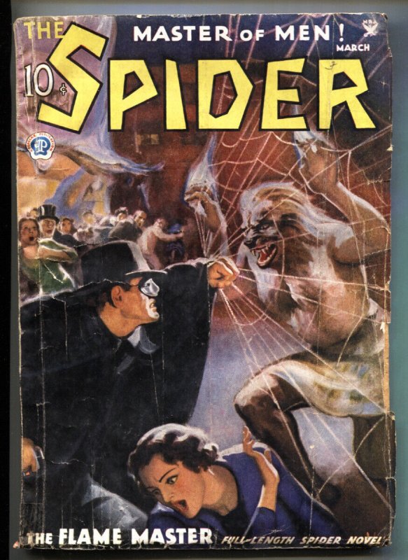 The Spider March 1935-Werewolf cover-pulp magazine-Rare | Comic Books ...