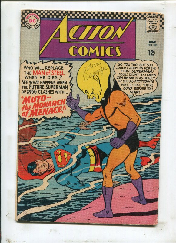 Action Comics #338 - Muto-the Monarch of Menace- (4.5) 1966 | Comic ...