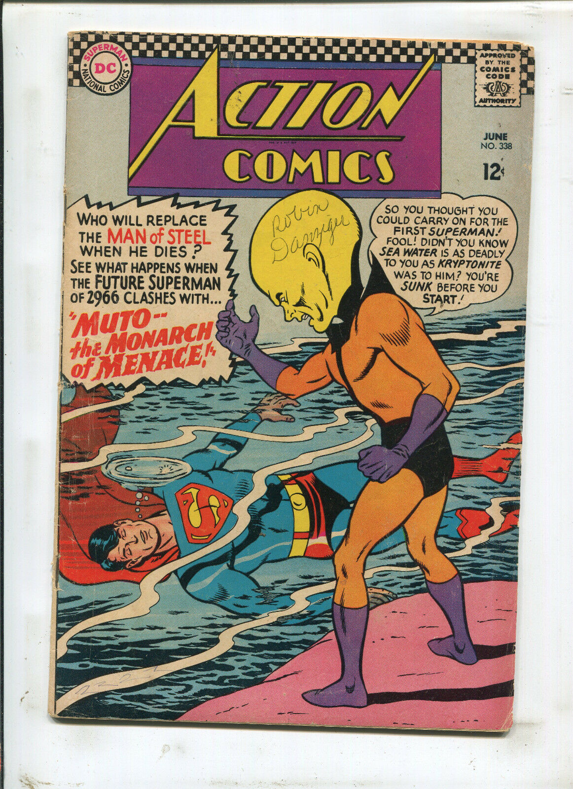 Action Comics #338 - Muto-the Monarch of Menace- (4.5) 1966 | Comic ...
