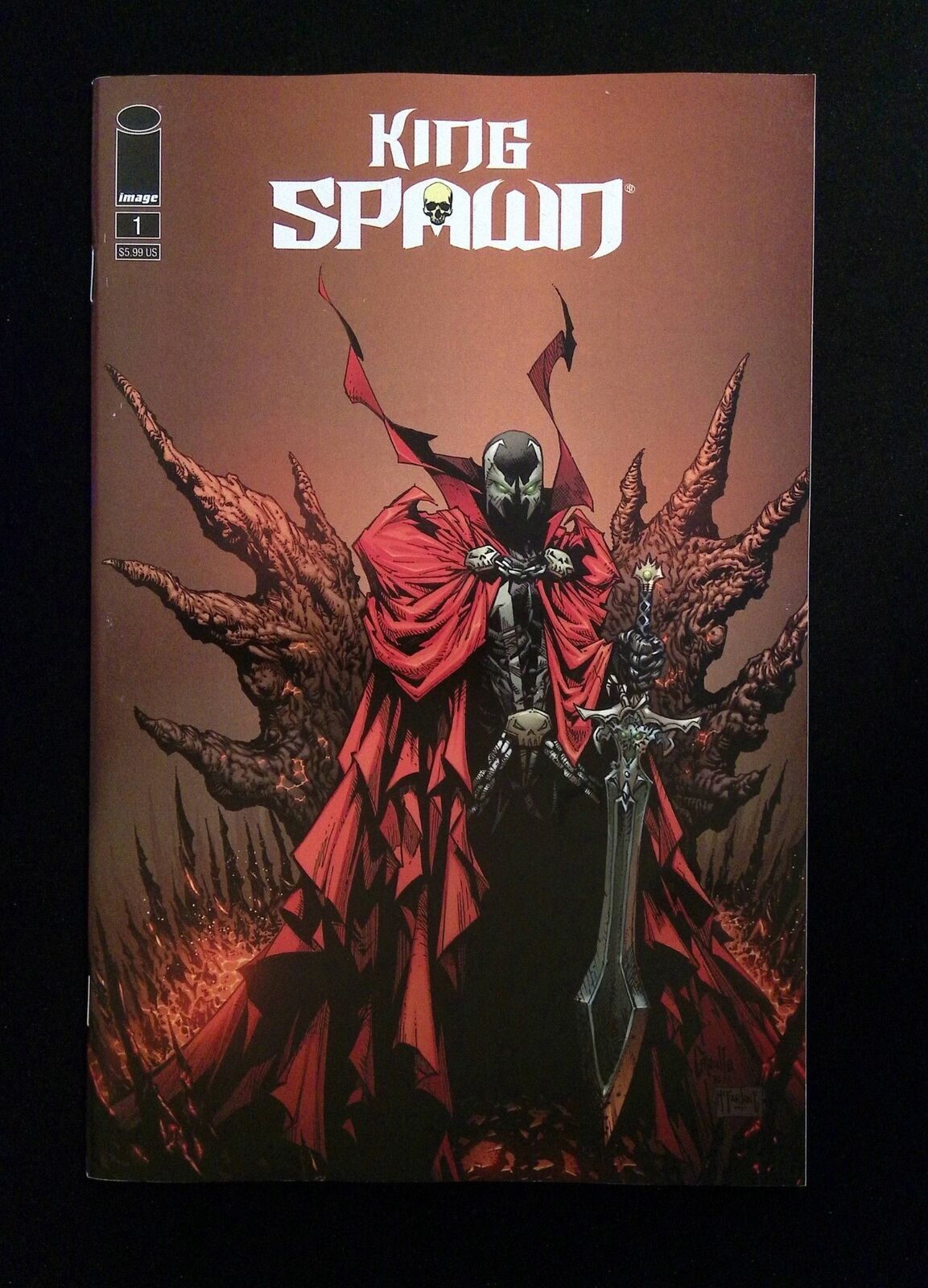 King Spawn #1E IMAGINE Comics 2021 VF+ CAPULLO VARIANT | Comic Books ...