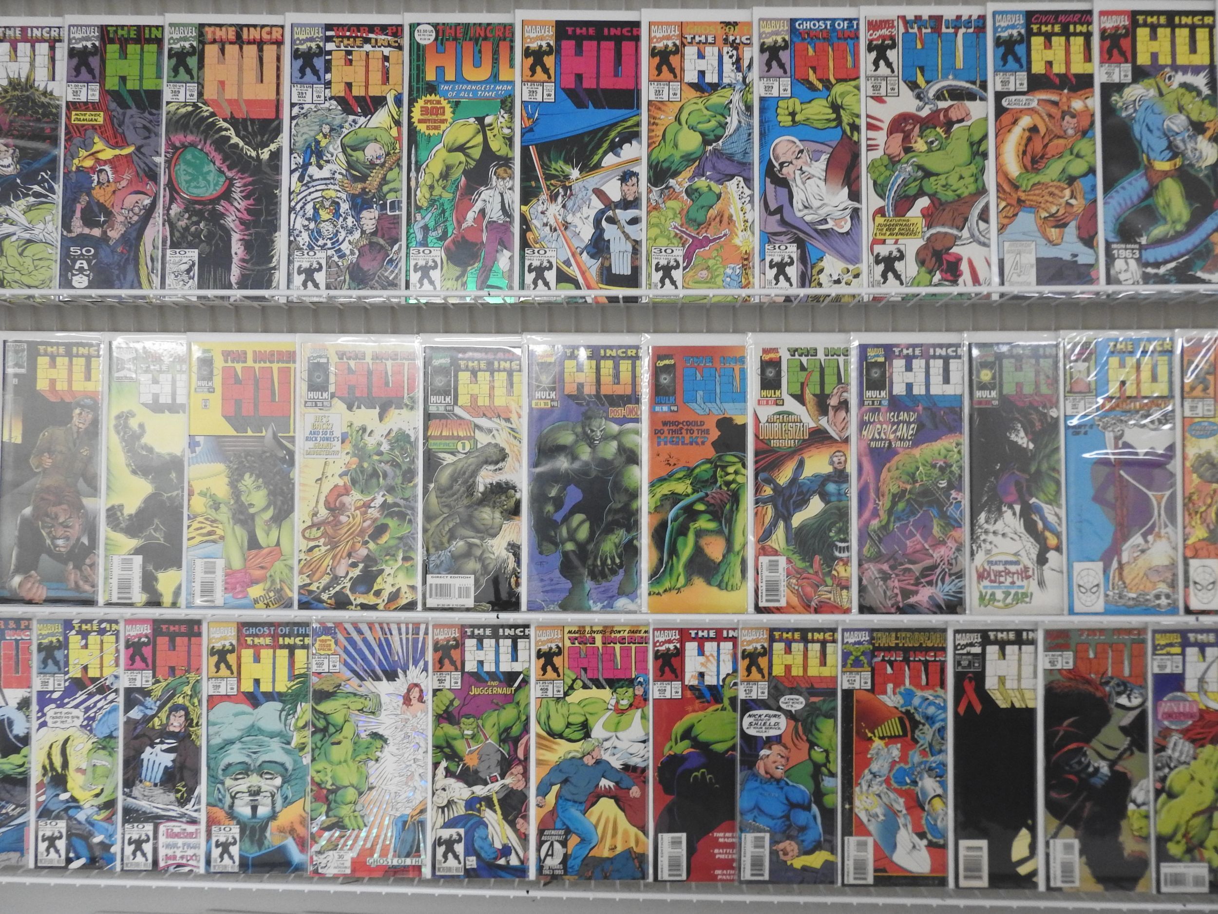 Huge Lot 120+ Comics ALL INCREDIBLE HULK!!! Smashing Deal!! Avg VF+ ...