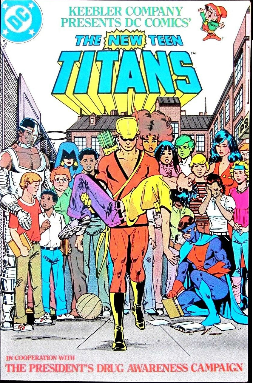 1983 the New Teen Titans Drug Awareness Promo! 1st Protector (Heroes in ...
