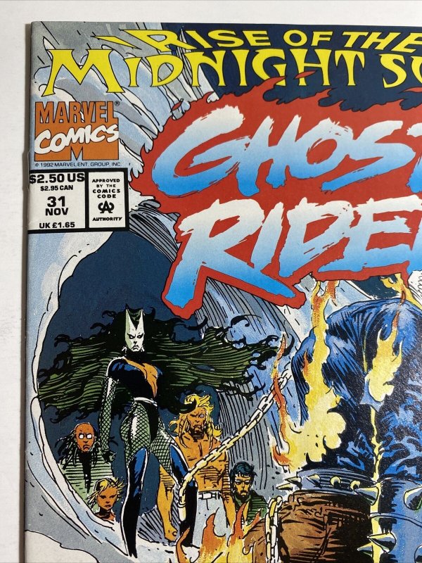 Ghost Rider #31 First Midnight Sons Team Appearance 1st Hot Key 1992 ...