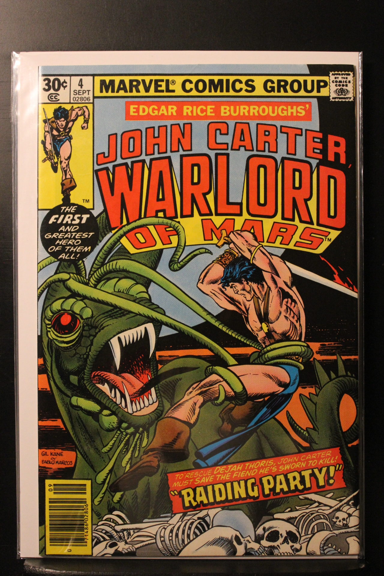 John Carter Warlord of Mars #4 30¢ Variant (1977) | Comic Books ...