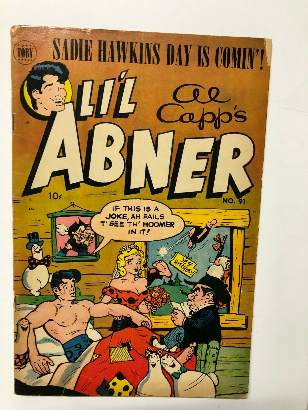 LIL ABNER 91 VG- November 1952 Sadie Hawkins Day, Kurtzman | Comic ...