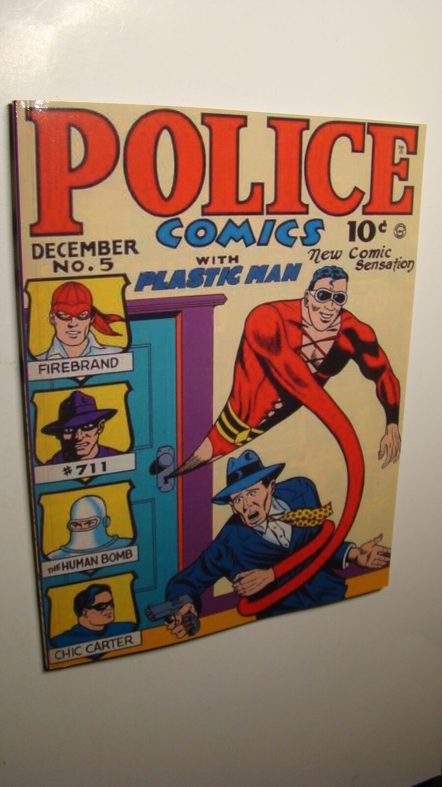 Police Comics 5 *New NM/Mint 9.8 New* Magazine Size Facsimile Early ...